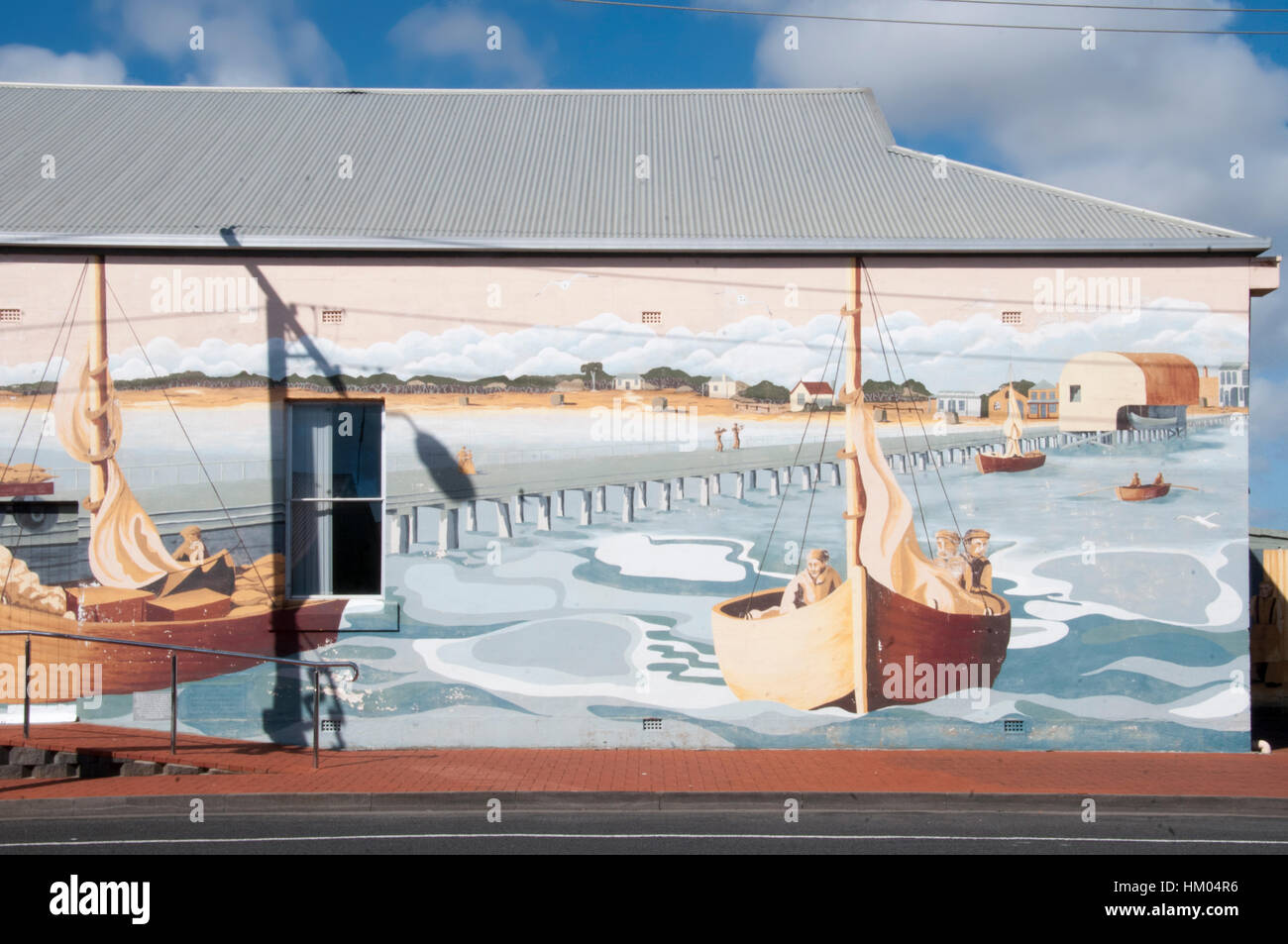 Fishing mural hi-res stock photography and images - Alamy