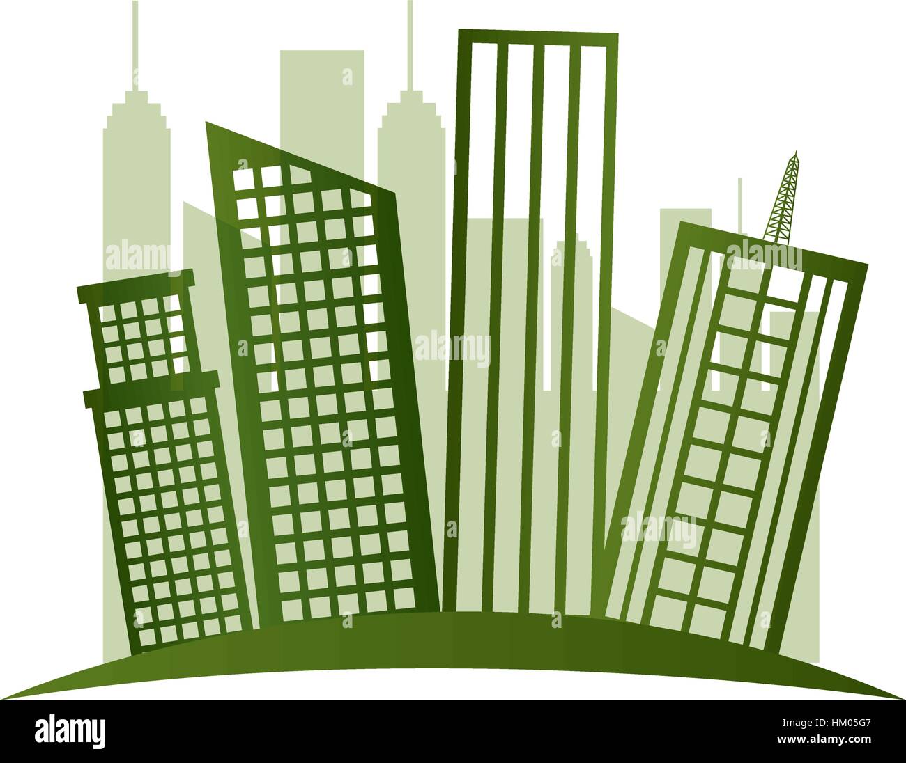green city ecology buildings vector illustration design Stock Vector ...