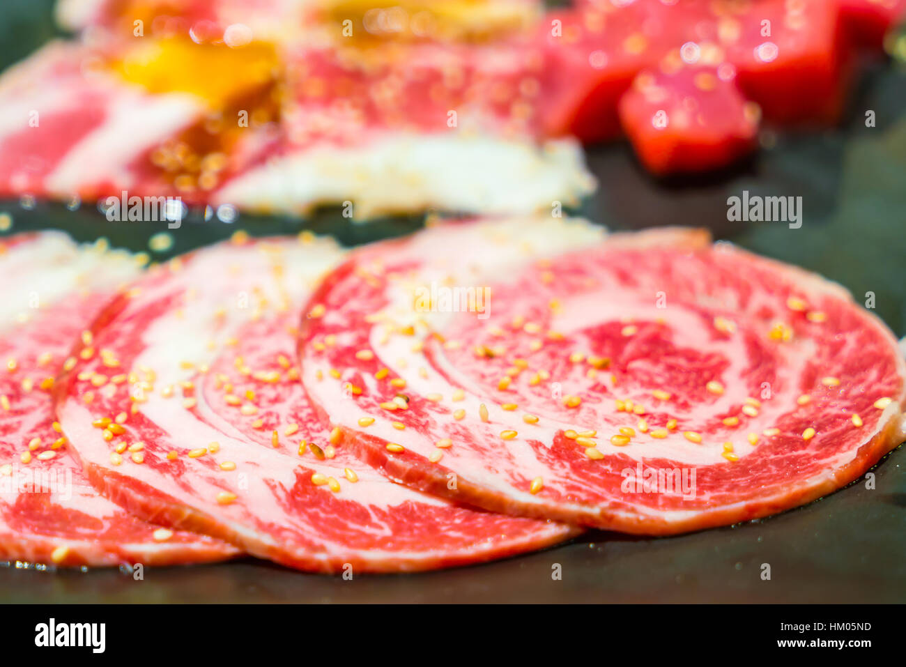 Uncooked raw fresh beef Stock Photo - Alamy