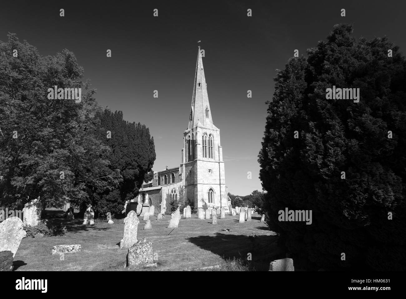Summer, St Peters Parish Church, Barrowden village, Rutland County ...