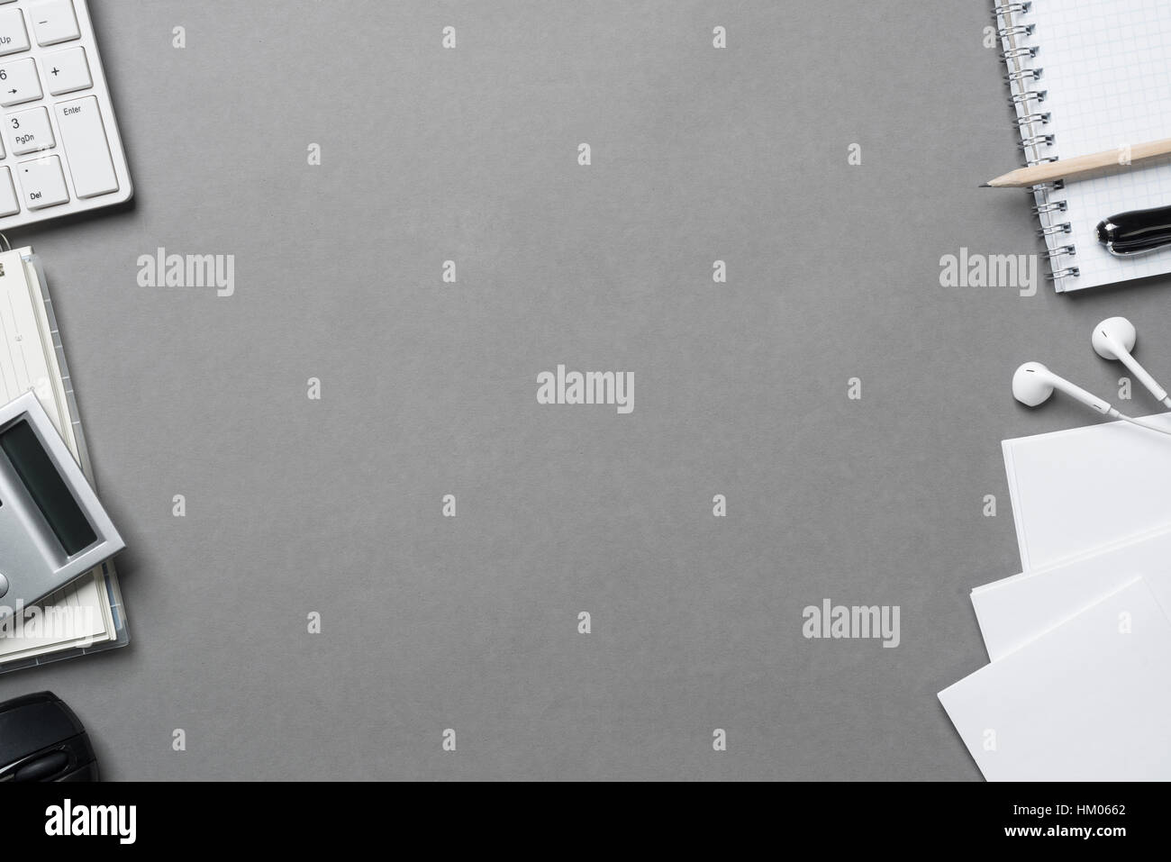 Business workplace with stuff Stock Photo - Alamy