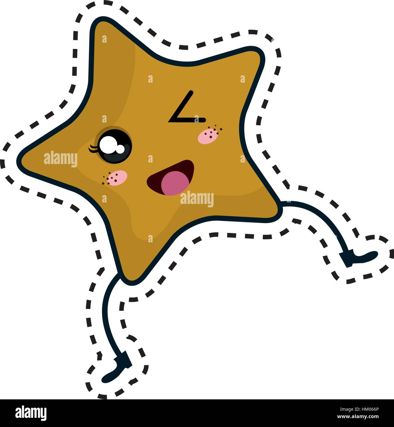 cute star kawaii character vector illustration design Stock Vector ...