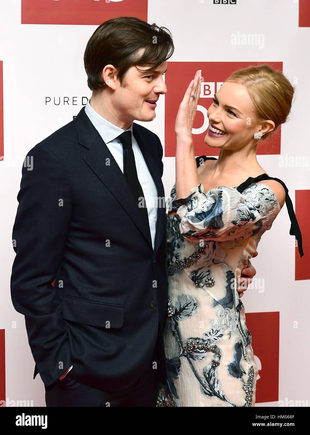 Sam Riley and Kate Bosworth attending the screening of new BBC drama SS ...