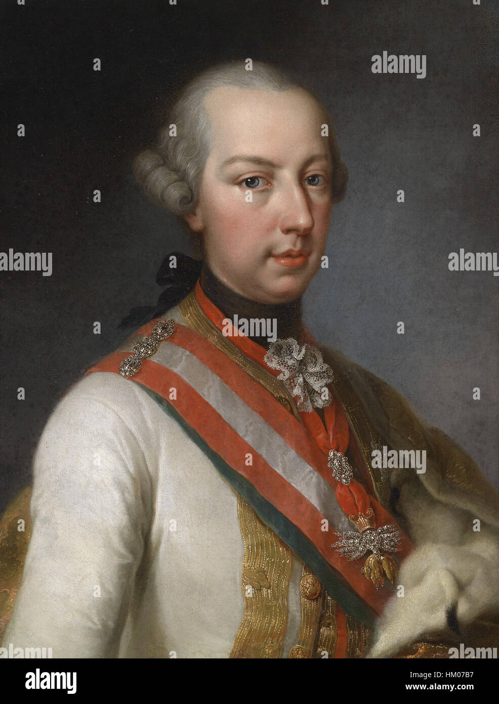 This portrait, attributed to Joseph Hickel, depicts Joseph II as co ...
