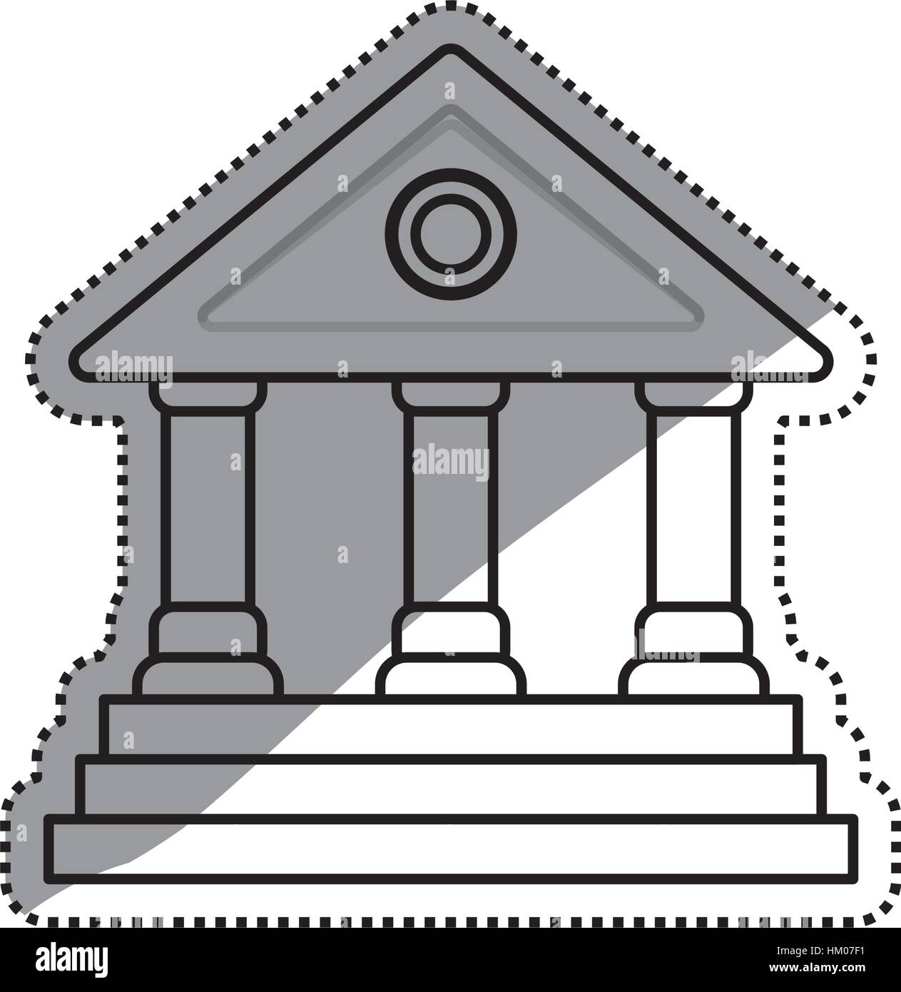 University building symbol icon vector illustration graphic design ...