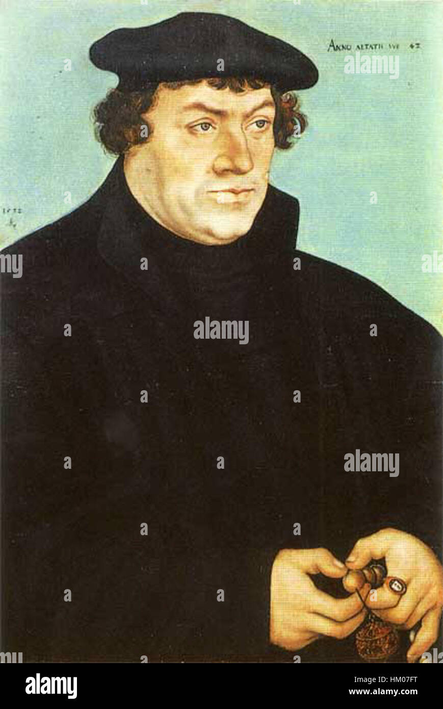 A 1532 portrait of Johannes Bugenhagen, a significant Lutheran reformer ...