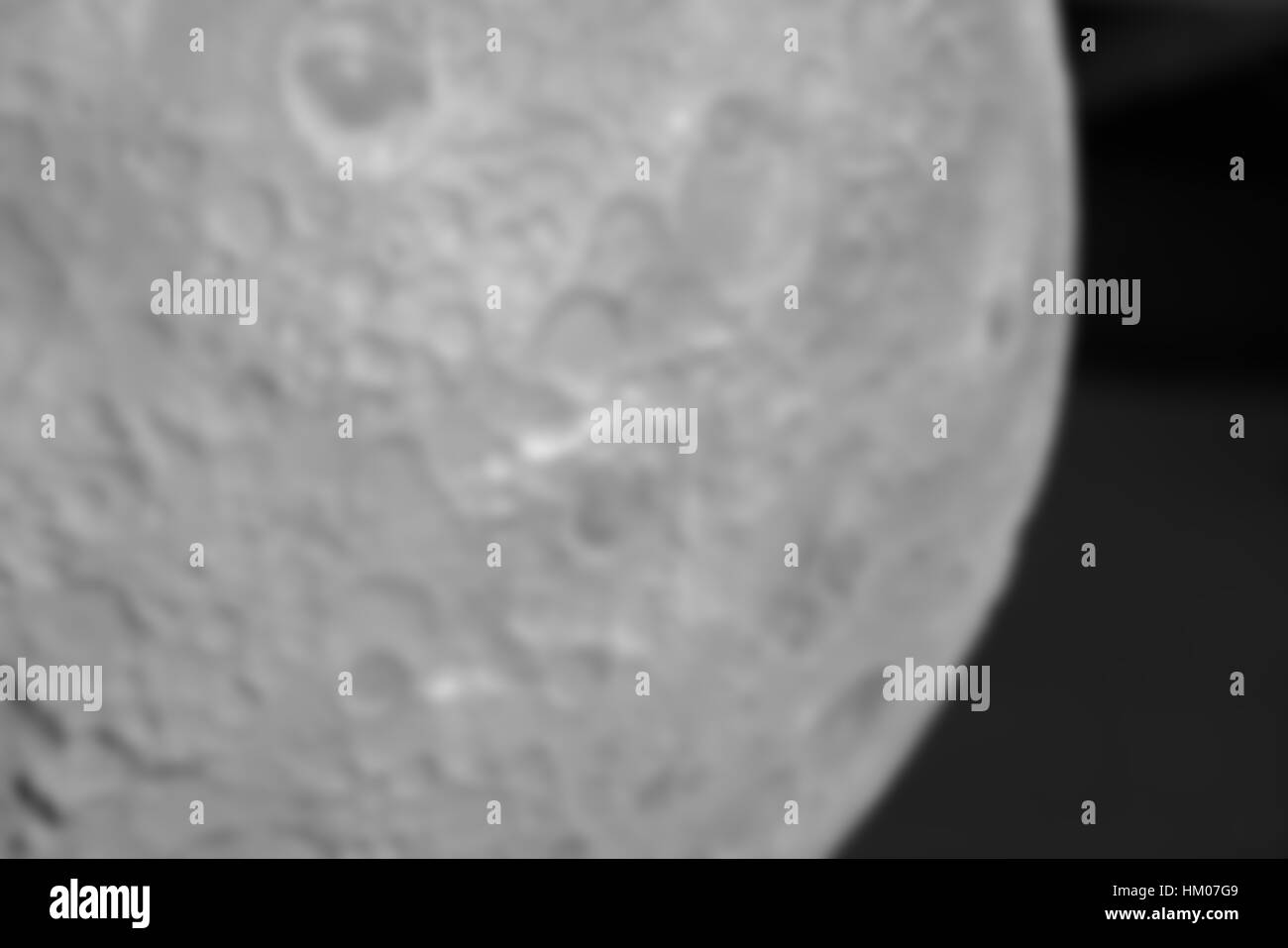Abstract blur of full moon Stock Photo - Alamy