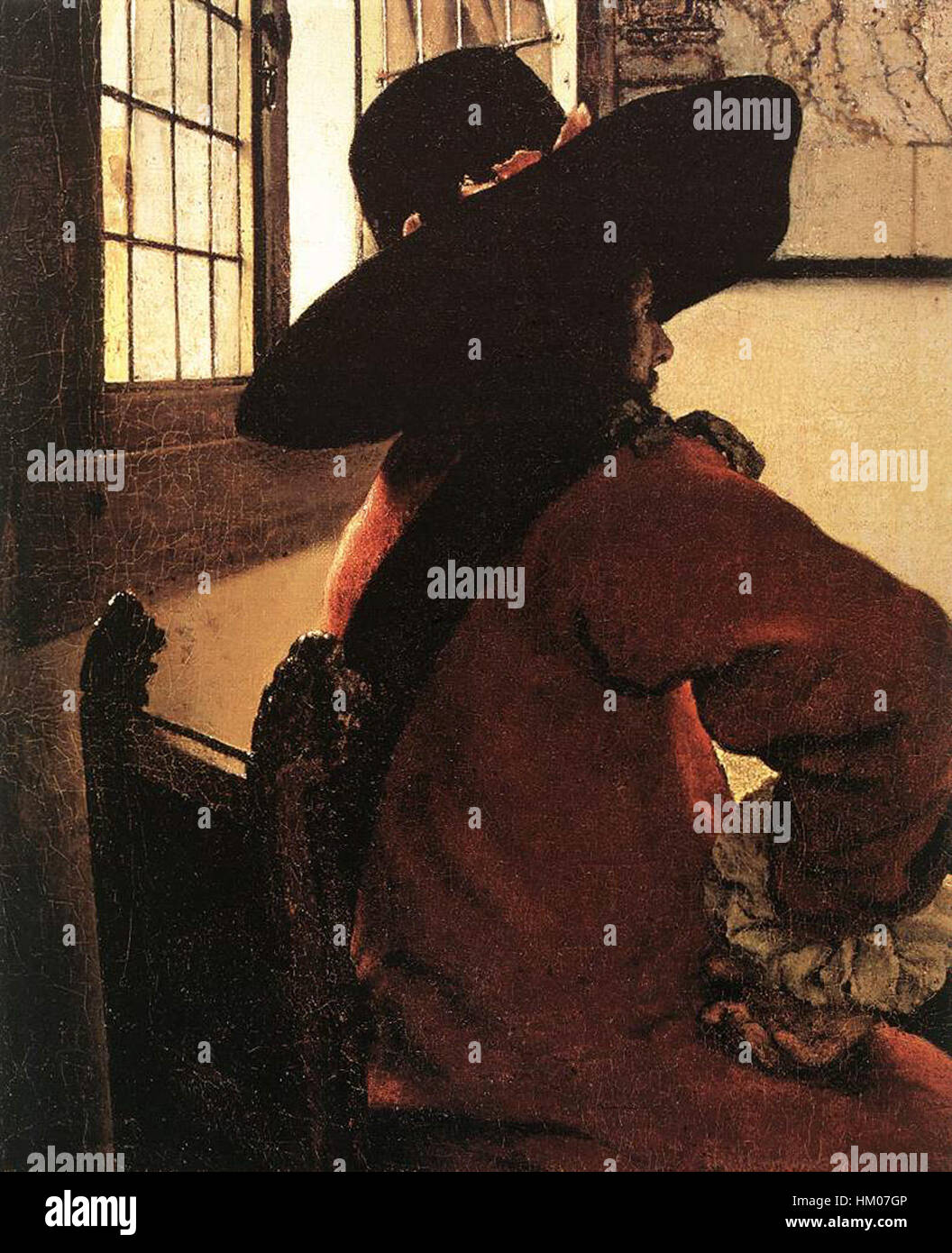 A detailed study of a painting by Johannes Vermeer, renowned for his ...