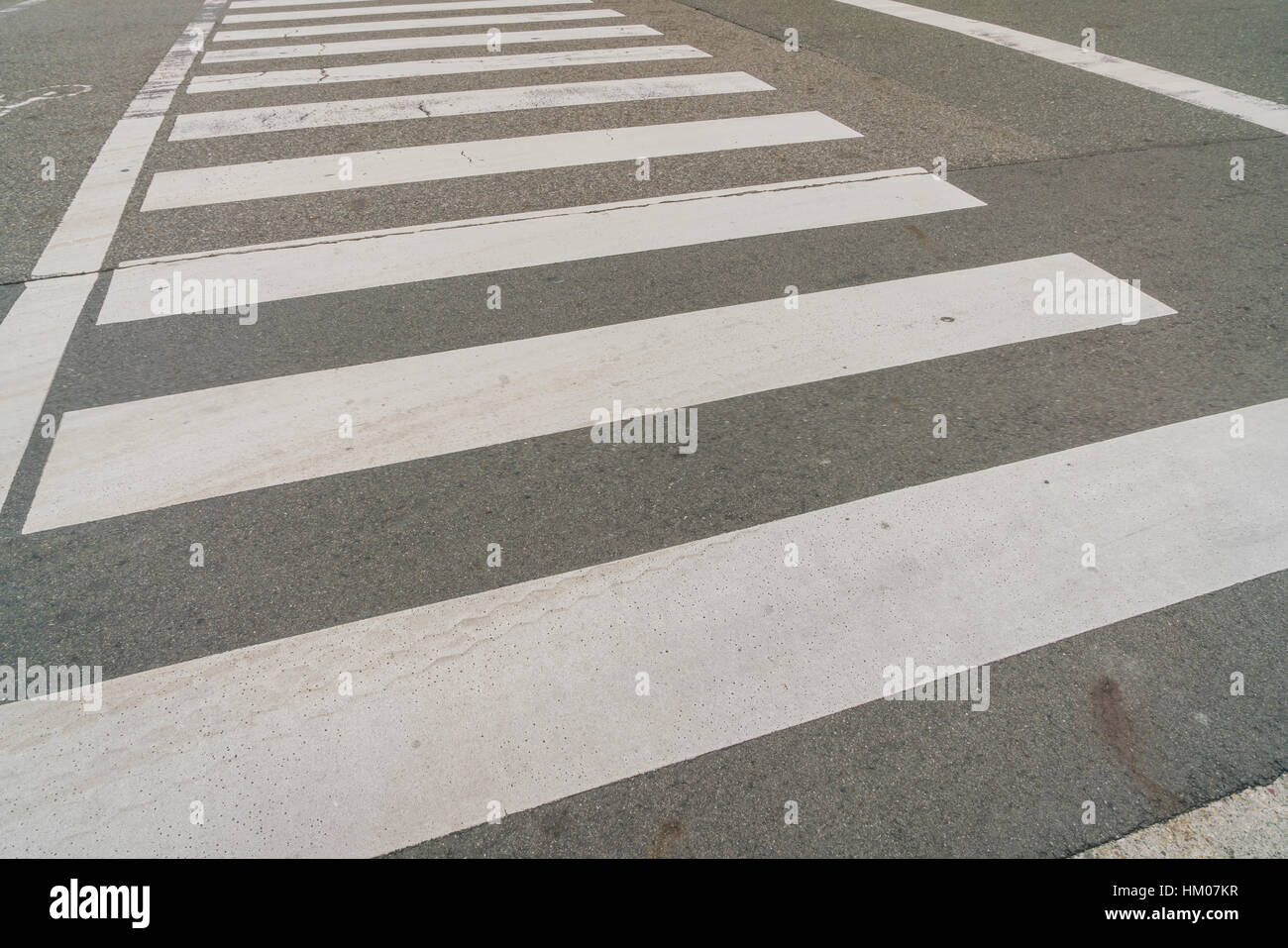 Zebra crossing road Stock Photo - Alamy
