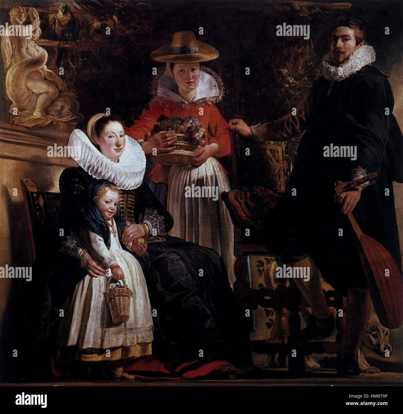 This family portrait by Jacob Jordaens features the artistâ€™s ...