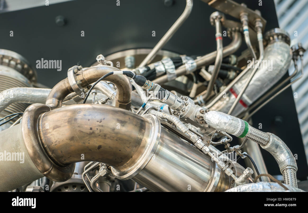 Closeup of space engine Stock Photo - Alamy