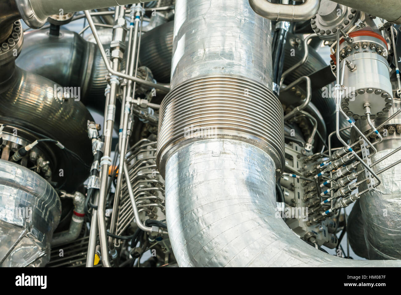 Closeup of space engine Stock Photo - Alamy