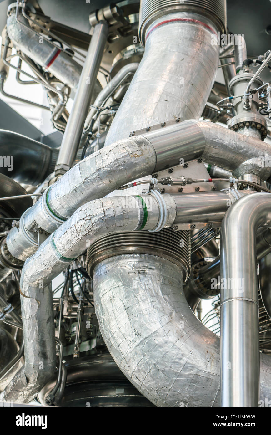 Closeup of space engine Stock Photo - Alamy