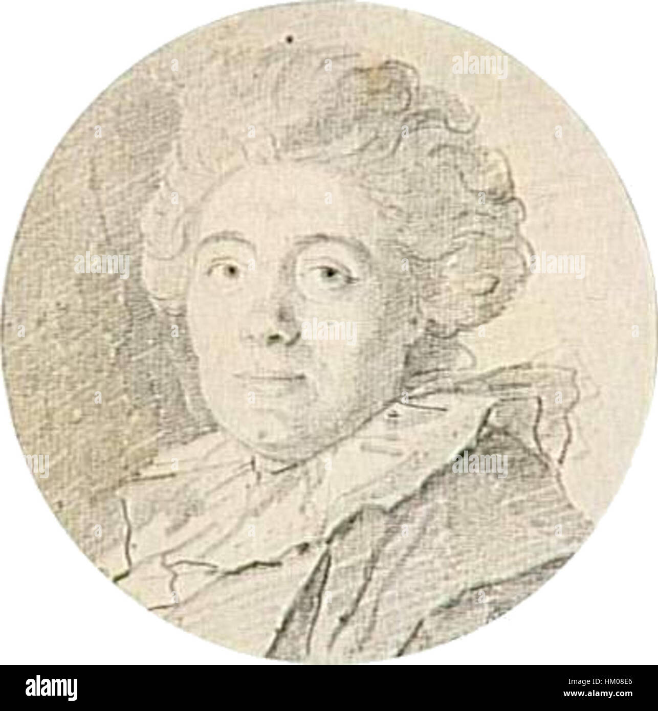 This portrait by Jean-Honoré Fragonard, created in 1786-87, depicts ...