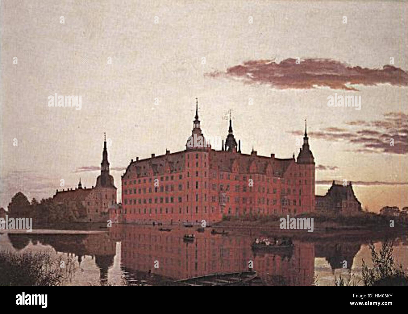 The 'Kobke-Frederiksborg' painting is a remarkable piece of Danish art ...