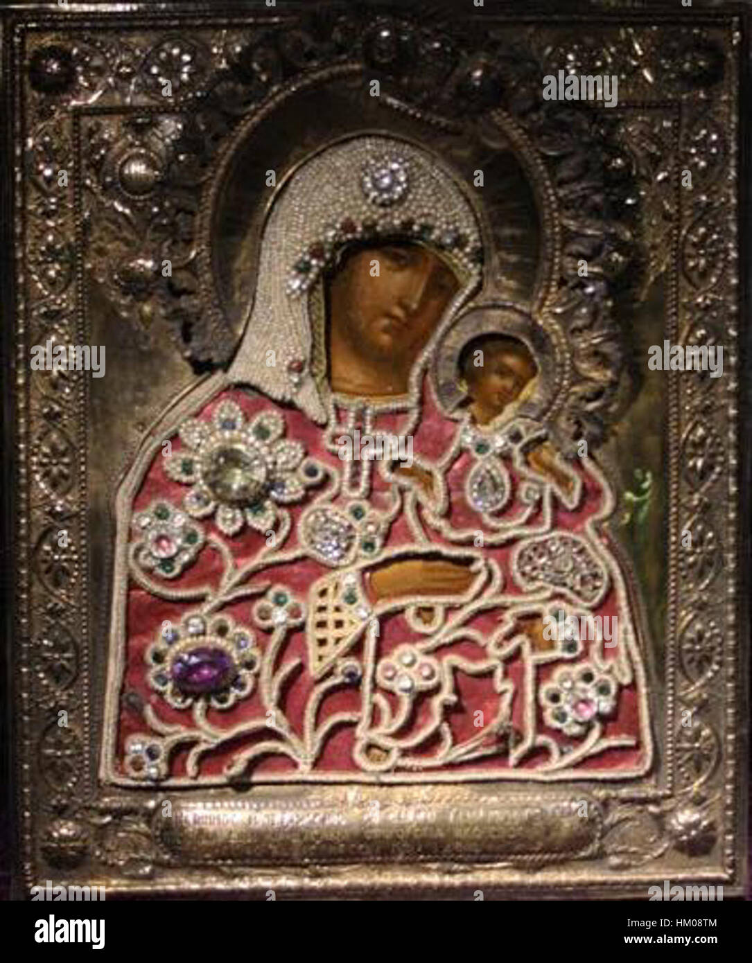 The 'Konevitsa Mother of God' is an 18th-century icon depicting the ...