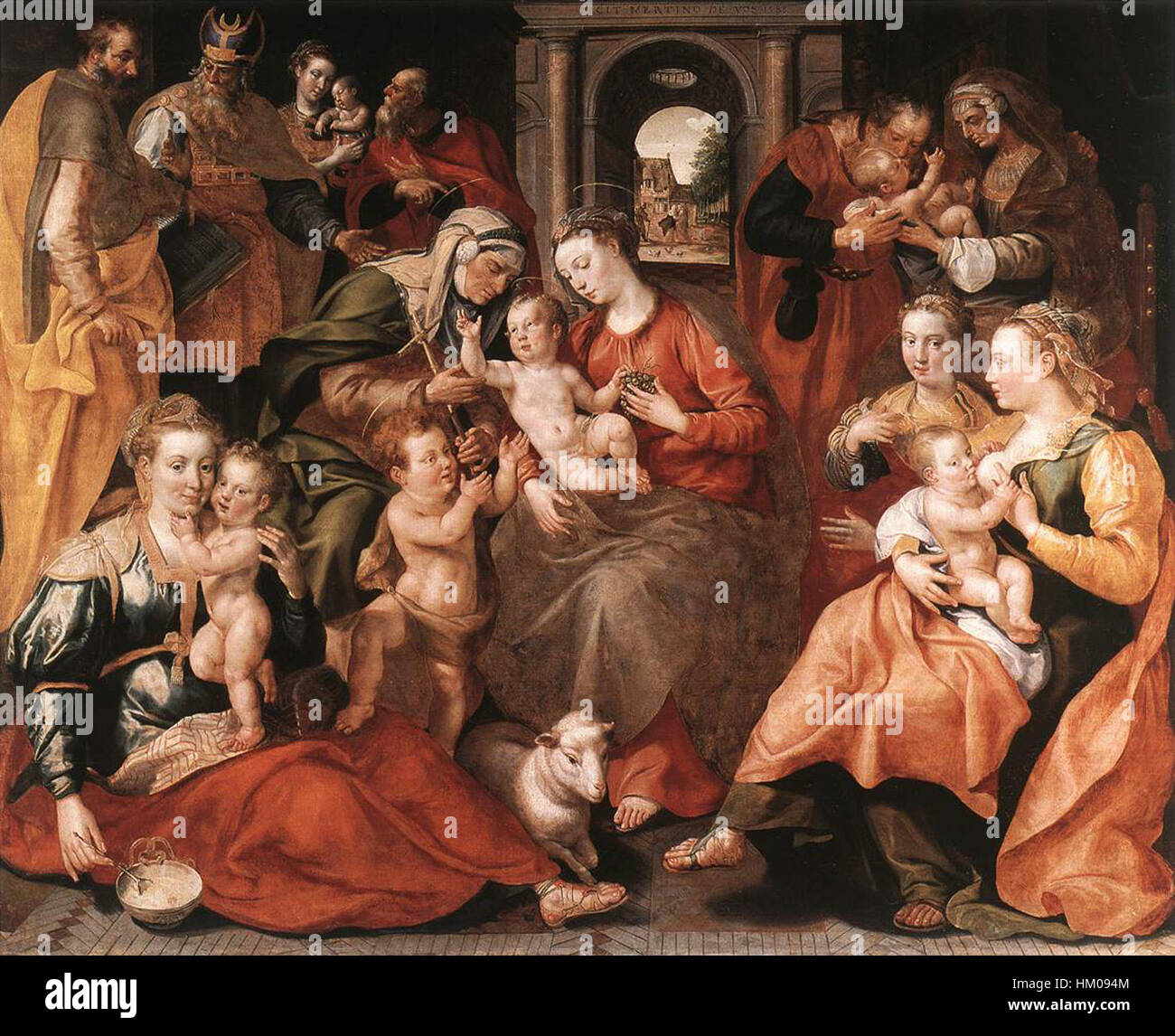 *La Familia de Santa Ana* (The Family of Saint Anne) is a religious ...