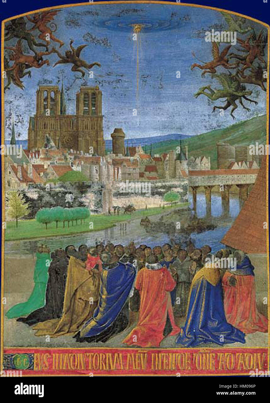 'La Descente du Saint-Esprit' is a religious painting depicting the ...