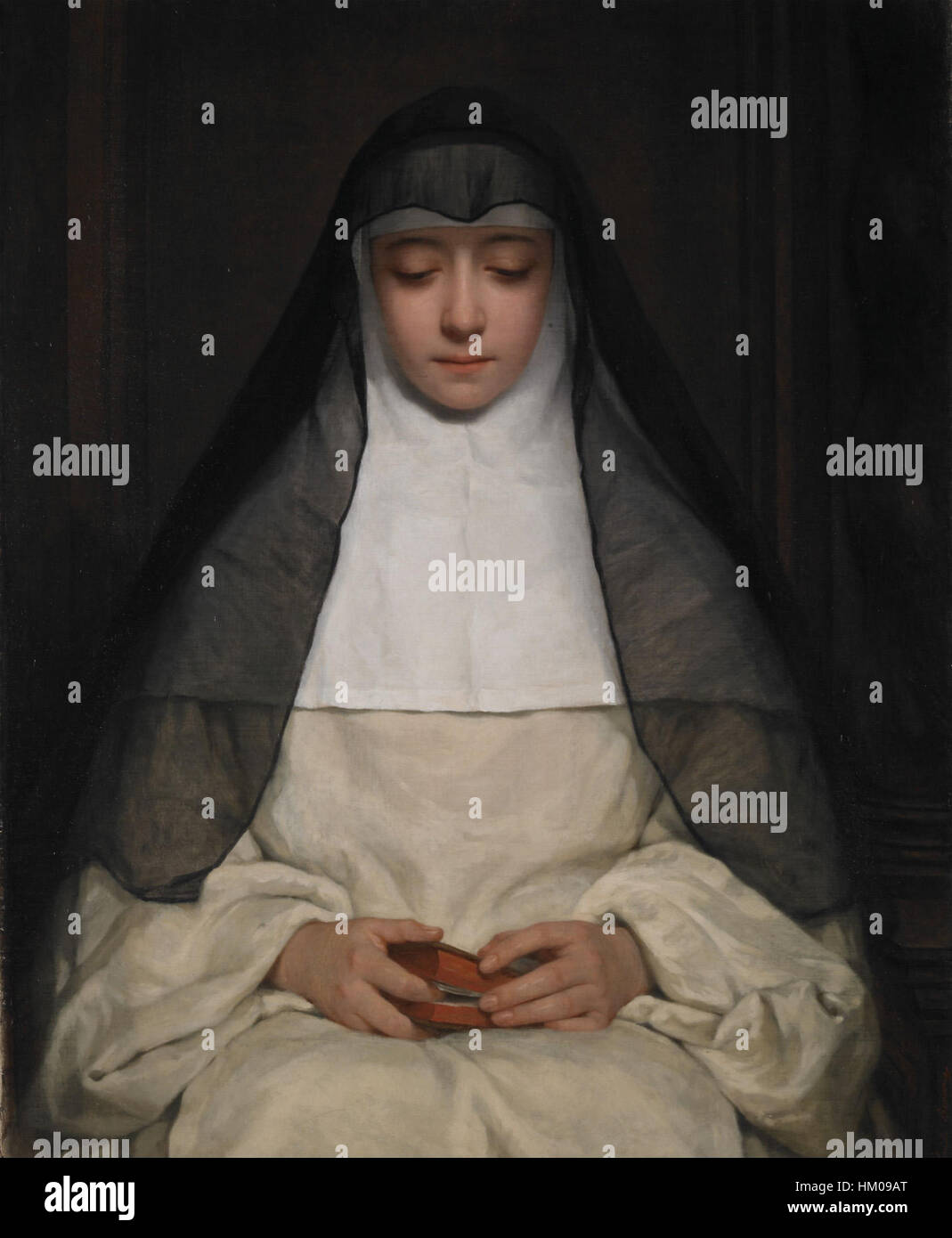 Henriette Browne’s *La Religieuse* (The Nun) explores the theme of ...