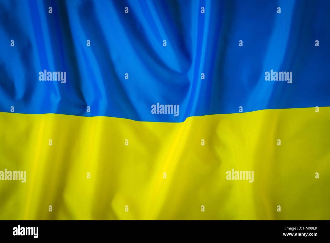 Flags of Ukraine Stock Photo - Alamy