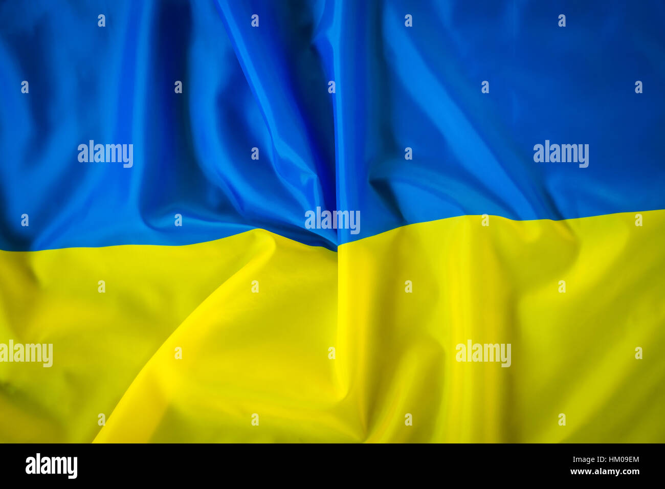 Flags of Ukraine Stock Photo - Alamy