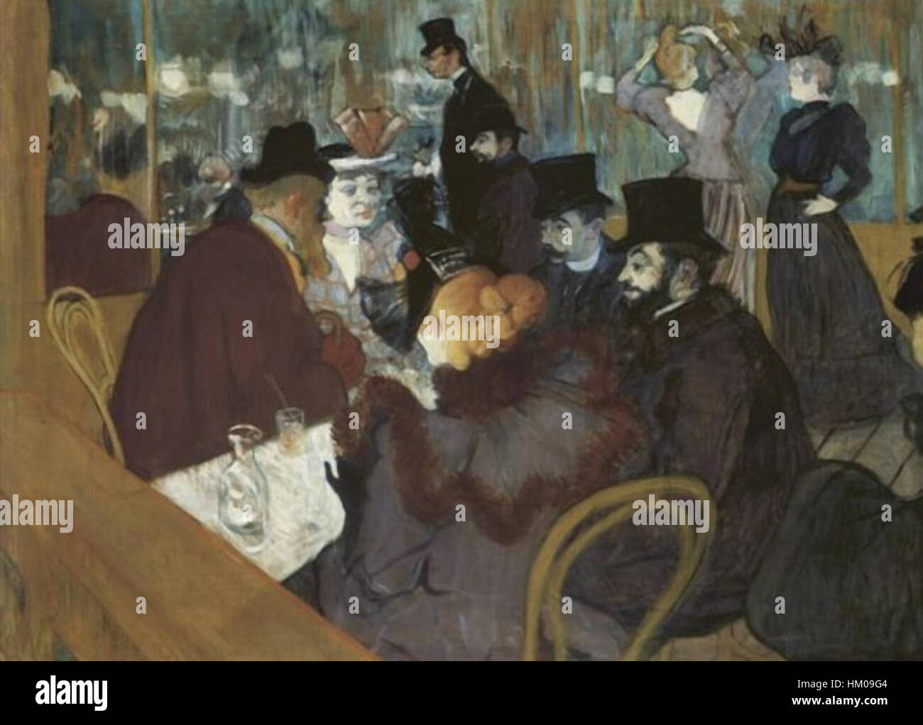 Lautec at the moulin rouge original size Stock Photo - Alamy