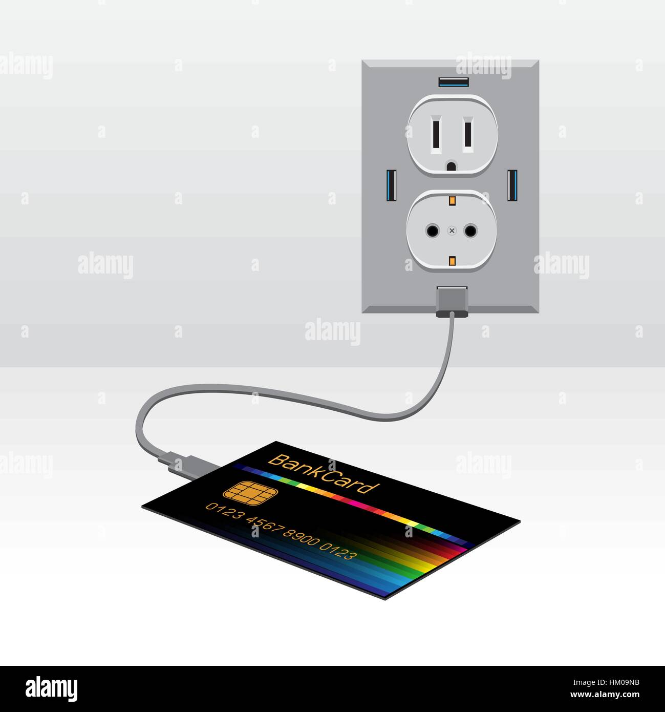 Bank credit card charged hi-res stock photography and images - Alamy