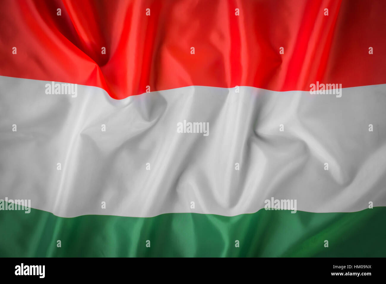 Flags of Hungary Stock Photo - Alamy