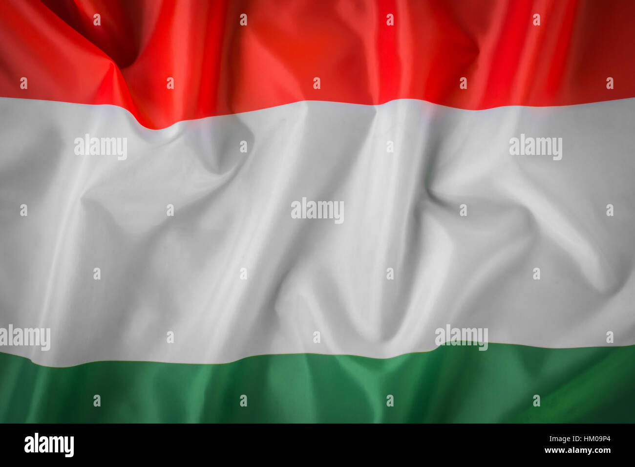 Flags of Hungary Stock Photo - Alamy