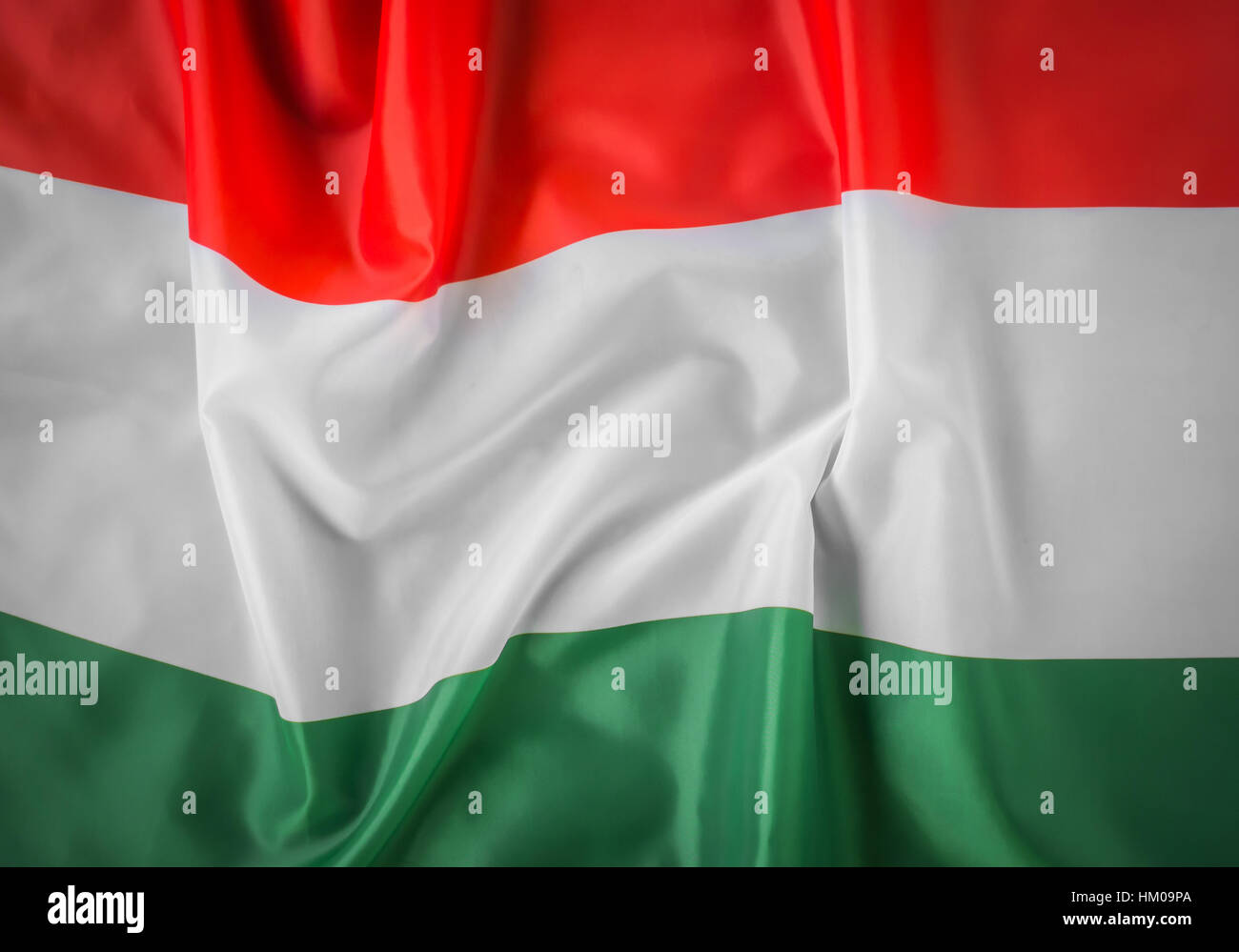 Flags of Hungary Stock Photo - Alamy