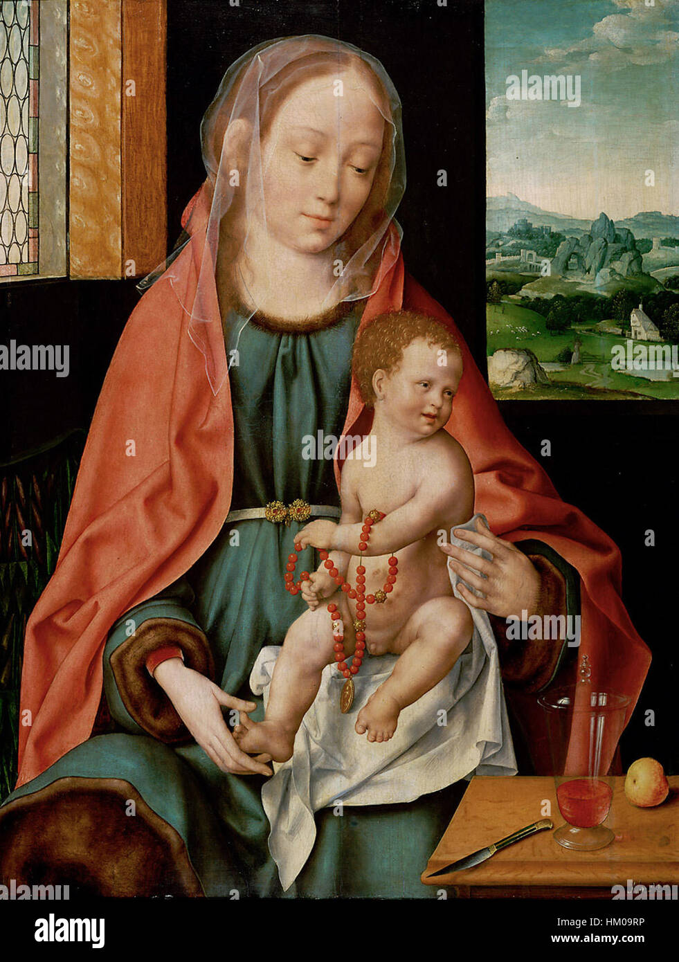 Joos van Cleve - Virgin and Child (Kunsthistorisches Museum Stock Photo - Alamy