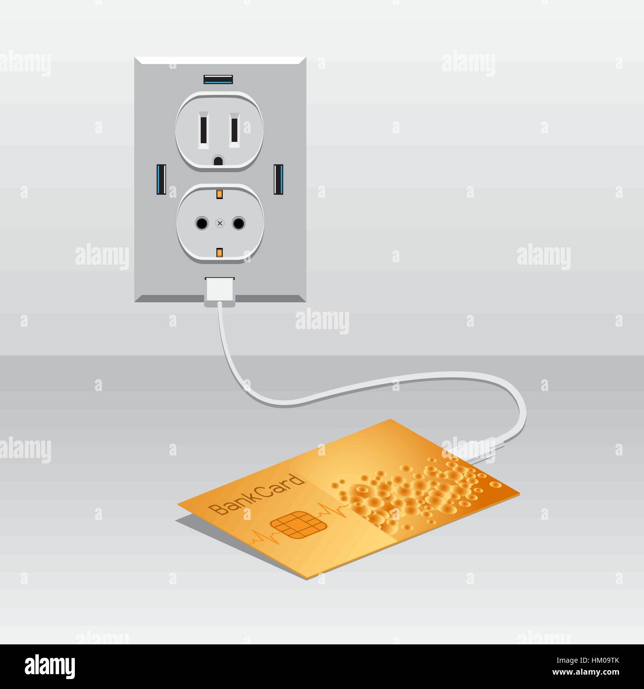 Financial charge Stock Vector Images - Alamy