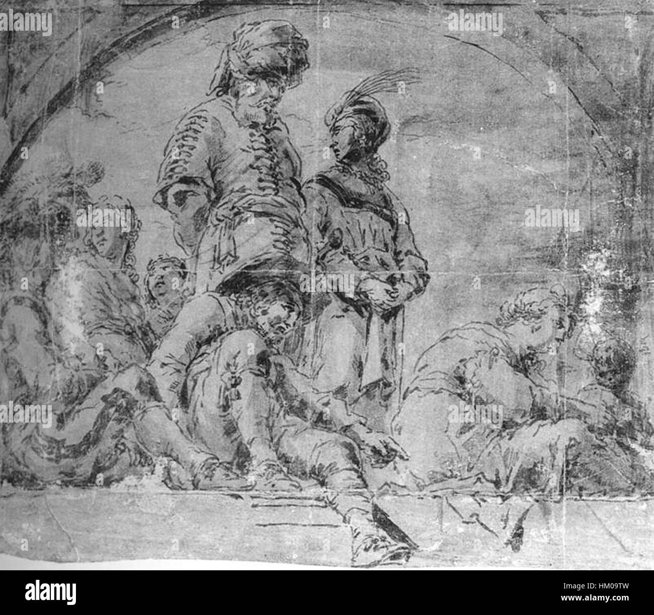 17th century design elements Black and White Stock Photos & Images - Alamy