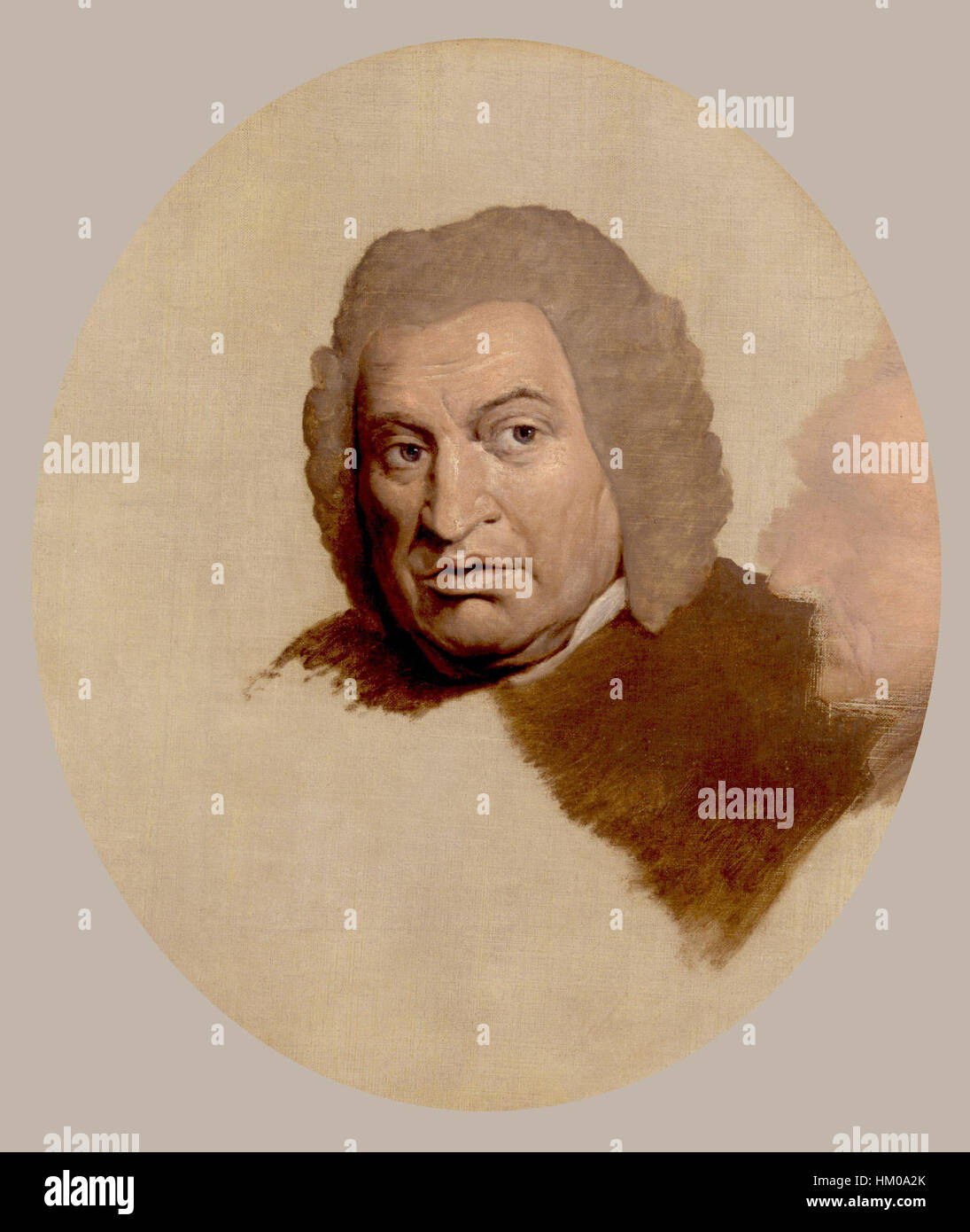 This 18th-century portrait by James Barry depicts Samuel Johnson, the ...
