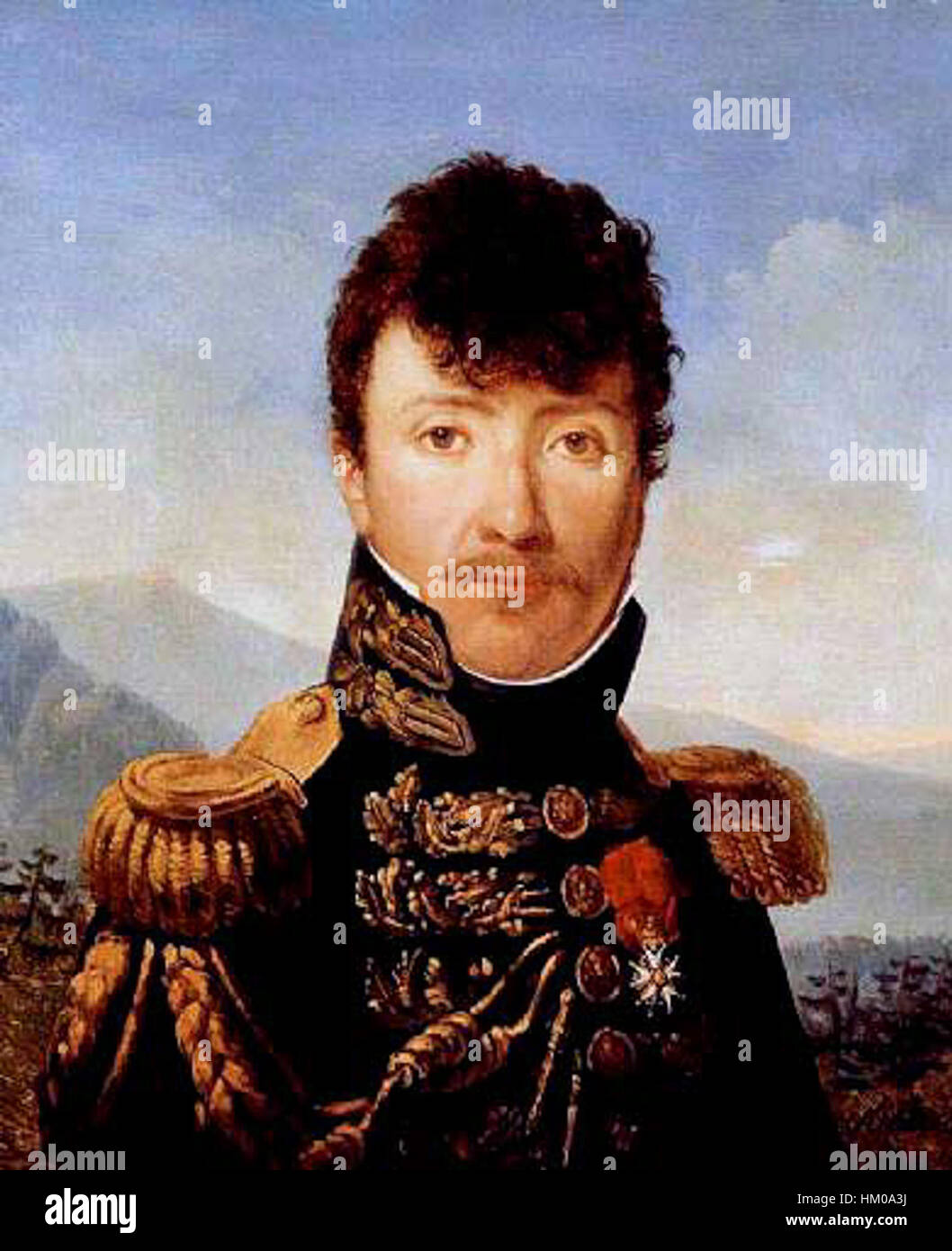 This portrait of Jean Rapp, a prominent general during the Napoleonic ...
