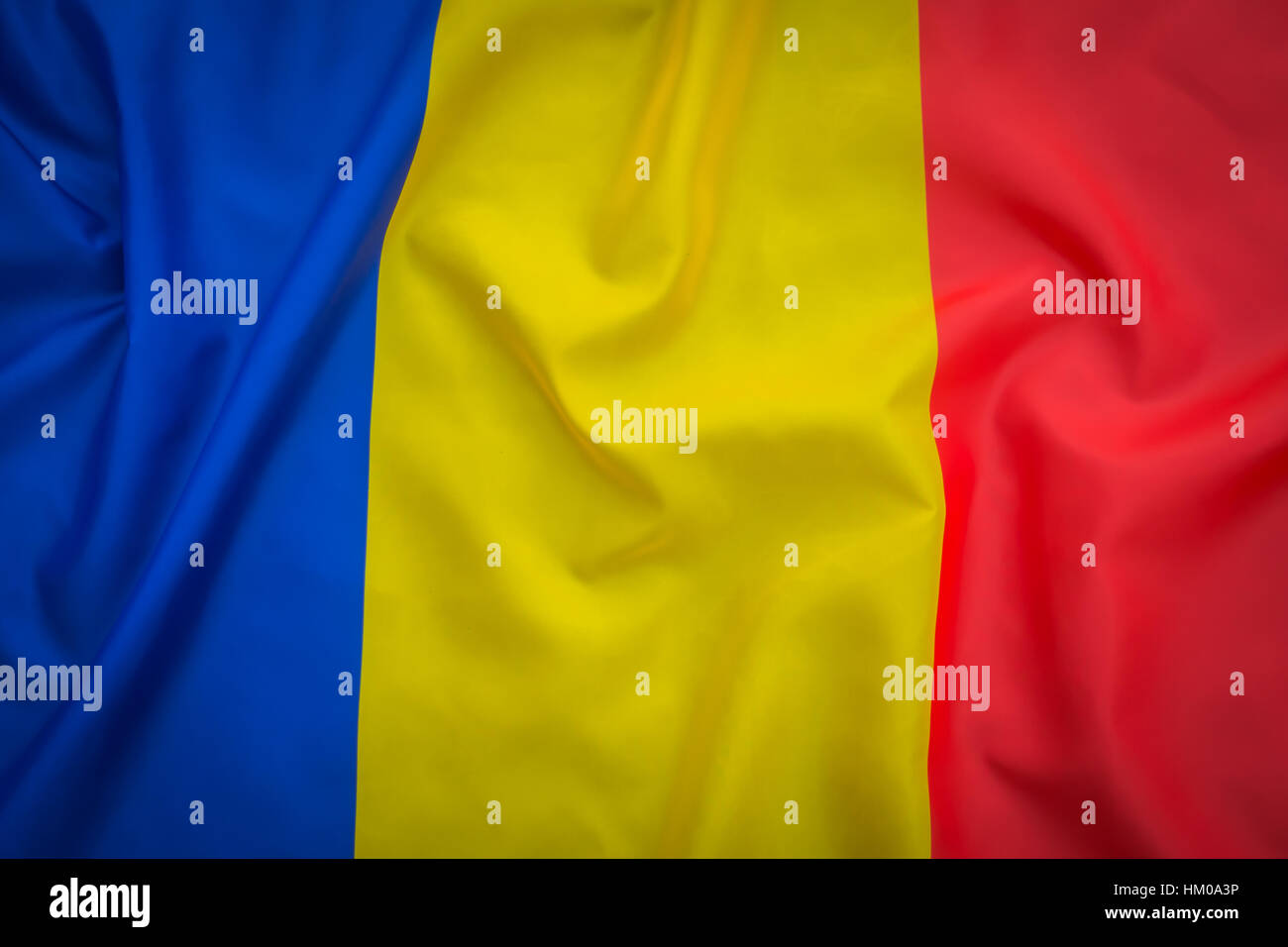 Flags of Romania Stock Photo - Alamy