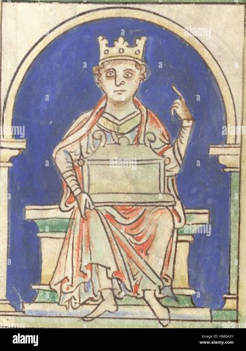 This historical portrait of Henry III captures the monarch in a regal ...