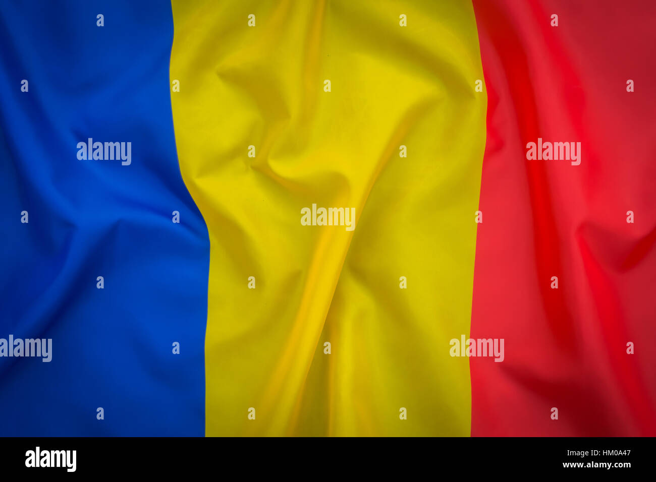 Flags of Romania Stock Photo - Alamy