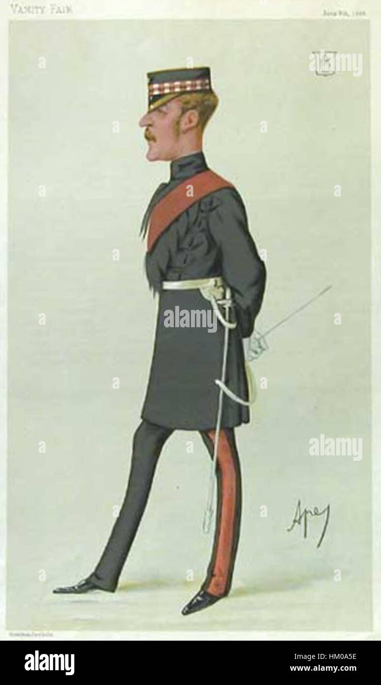 William Gordon-Cumming Vanity Fair 5 June 1880 Stock Photo - Alamy