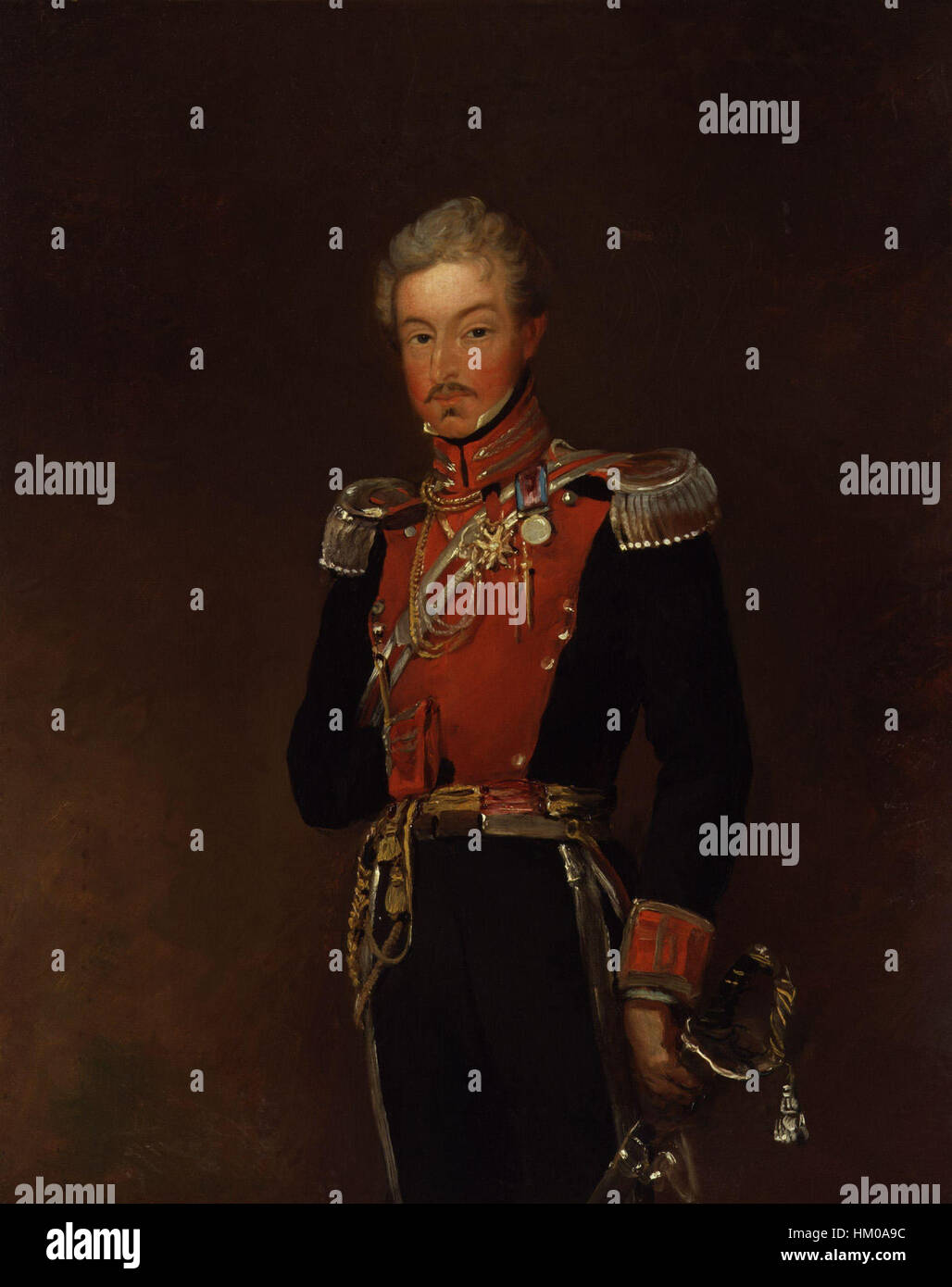 This oil portrait of Charles King, painted by William Salter, showcases ...