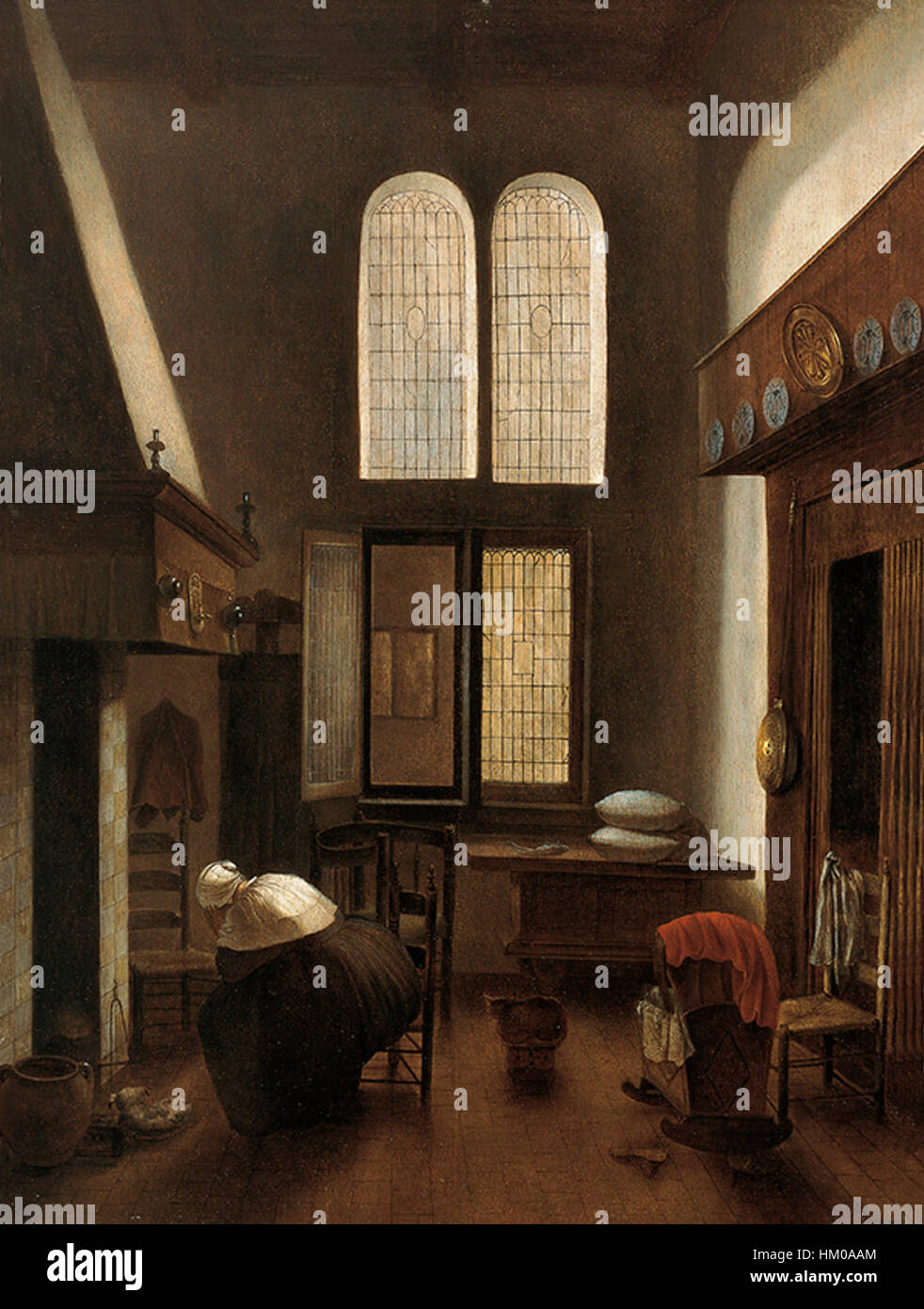 Jacobus Vrel's painting, known for its quiet and introspective nature ...