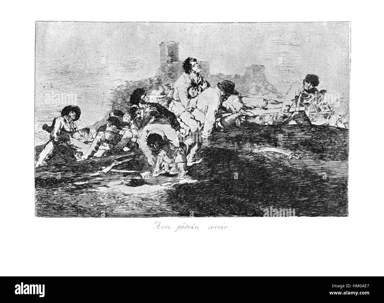 'Goya-Guerra' is a painting by the Spanish artist Francisco Goya, known ...