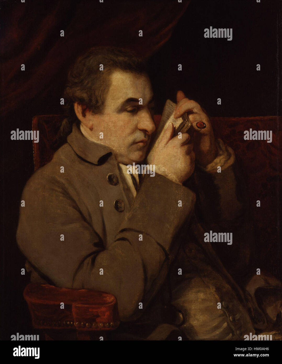 A portrait of Giuseppe Baretti by Sir Joshua Reynolds, showcasing the ...