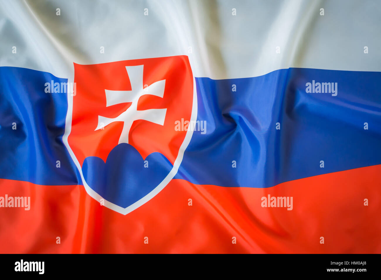 Flags of Slovakia Stock Photo - Alamy