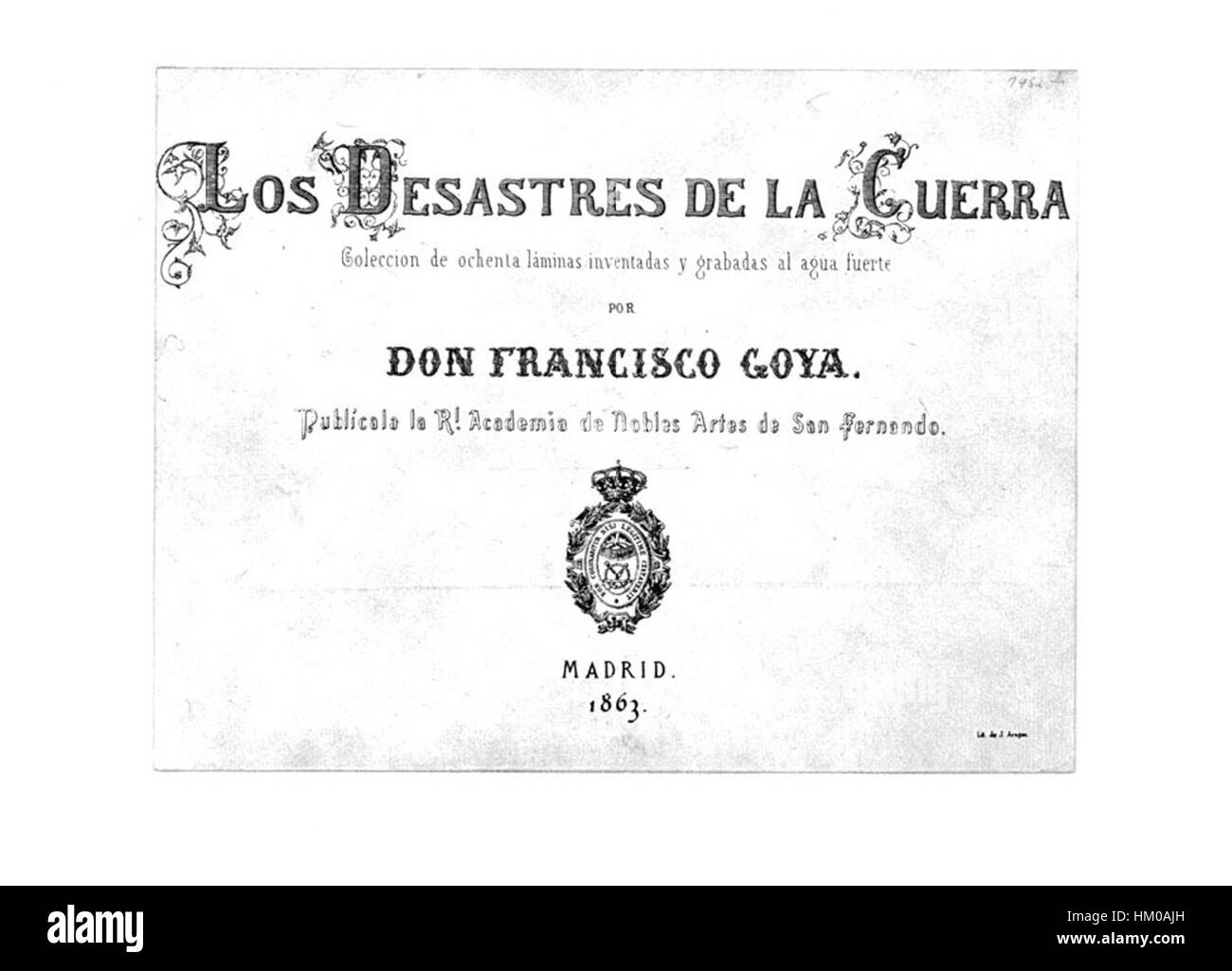 The 'Goya-Guerra' artwork is attributed to the Spanish painter ...