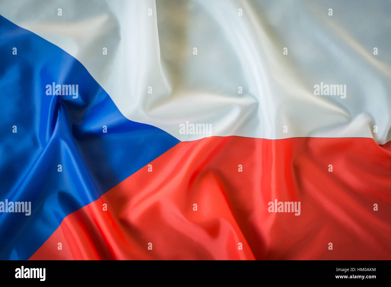 Flags of Czech Republic Stock Photo - Alamy