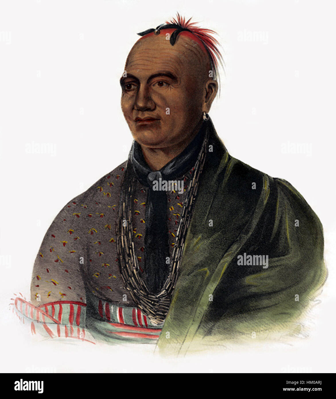 Joseph Brant (Mohawk) by Charles Bird King Stock Photo - Alamy