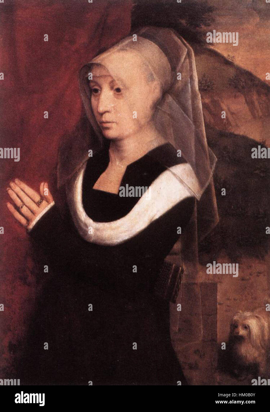 Hans Memlingâ€™s 'Donor' painting features a detailed portrait of a ...