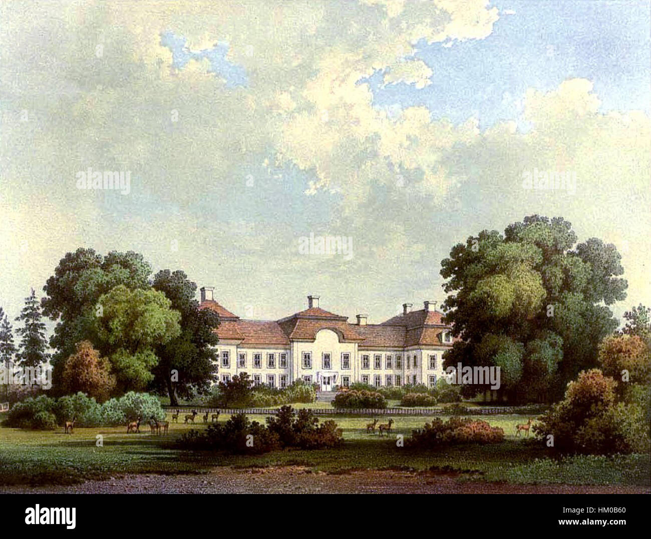 A painting from the Gut Rothmannshagen collection, attributed to the ...