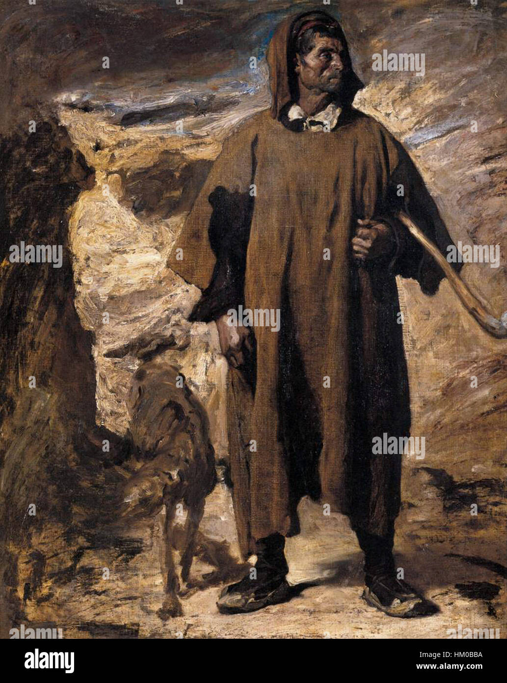 Henri Regnault's painting 'Castilian Mountain Shepherd' depicts a young ...